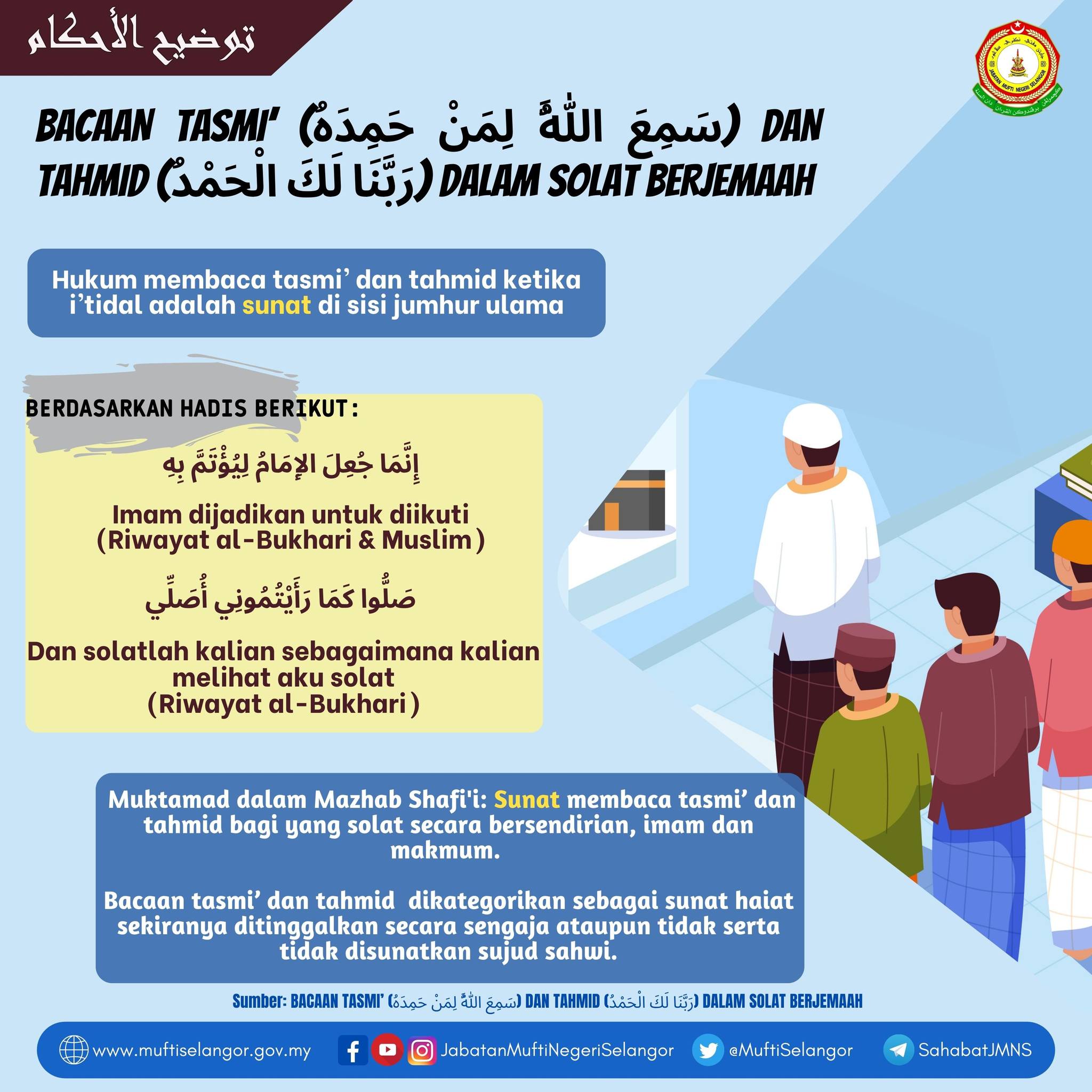 #3 Taudhih al-Hukmi : Bacaan Tasmi’ (سَمِعَ اللَّهُ لِمَنْ حَمِدَهُ ...