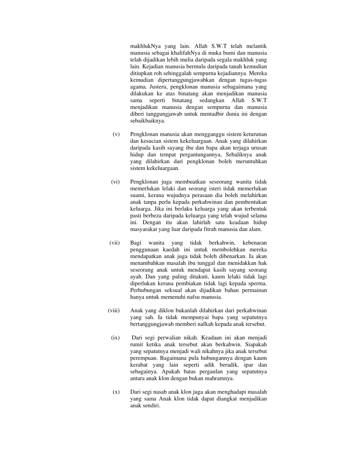 Fatwa Tentang Hukum Pengklonan Pembiakan Manusia dan Perubatan Dari ...