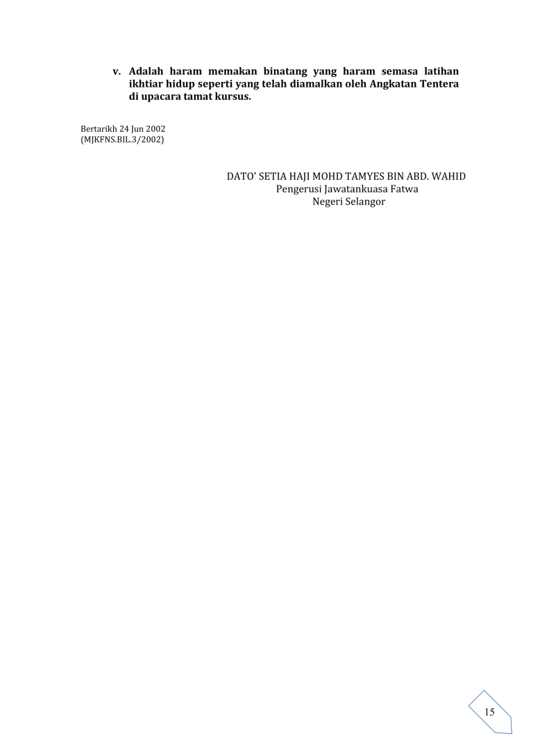 Hukum Kutipan Derma Rayuan Hari Pahlawan – Jabatan Mufti Negeri Selangor