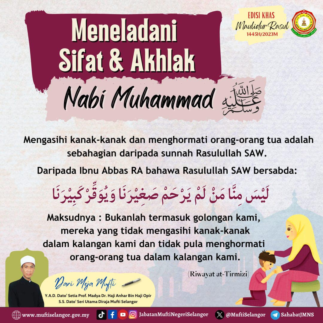 Dari Meja Mufti: Meneladani Sifat & Akhlak Nabi Muhammad S.A.W ...